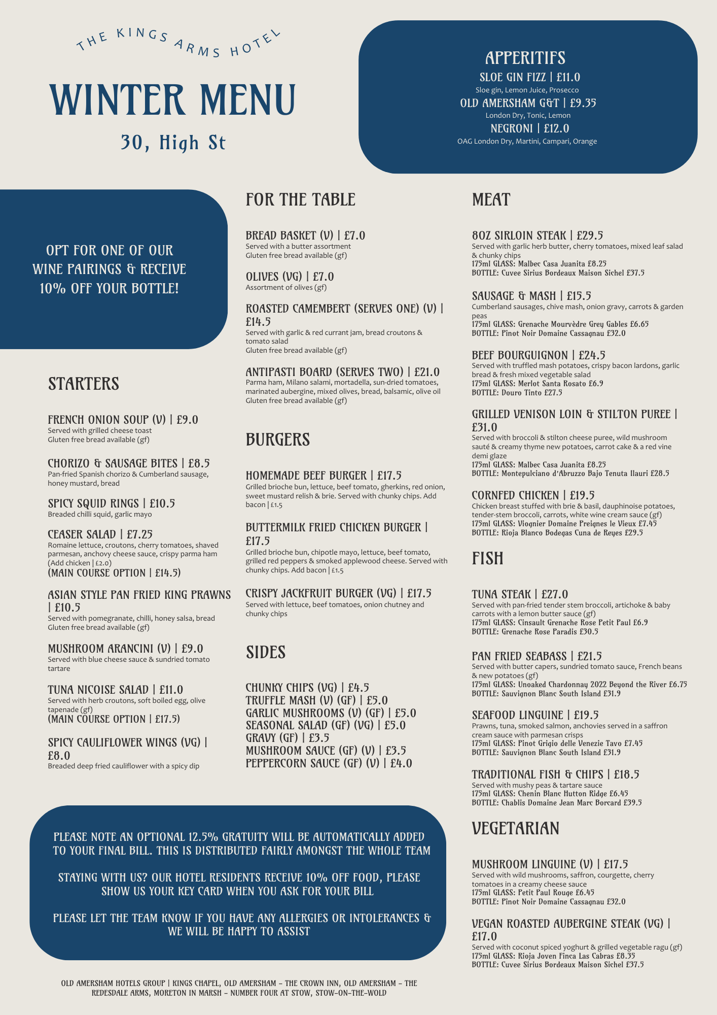 Eating and drinking – The Kings Arms, Old Amersham